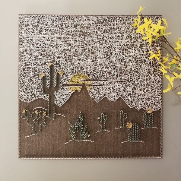 Cactus String Art - Etsy