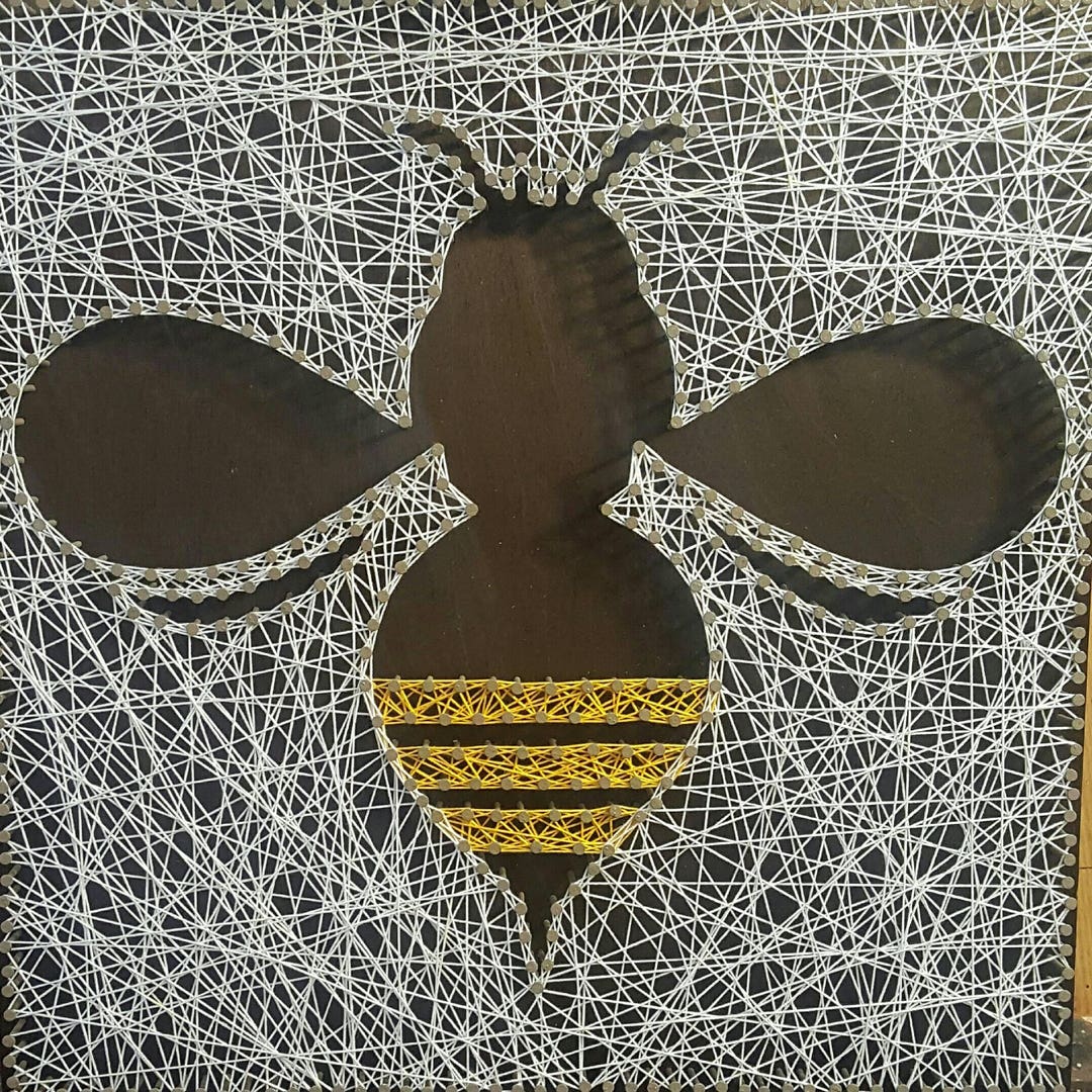Bee String Art 16x16 - Etsy