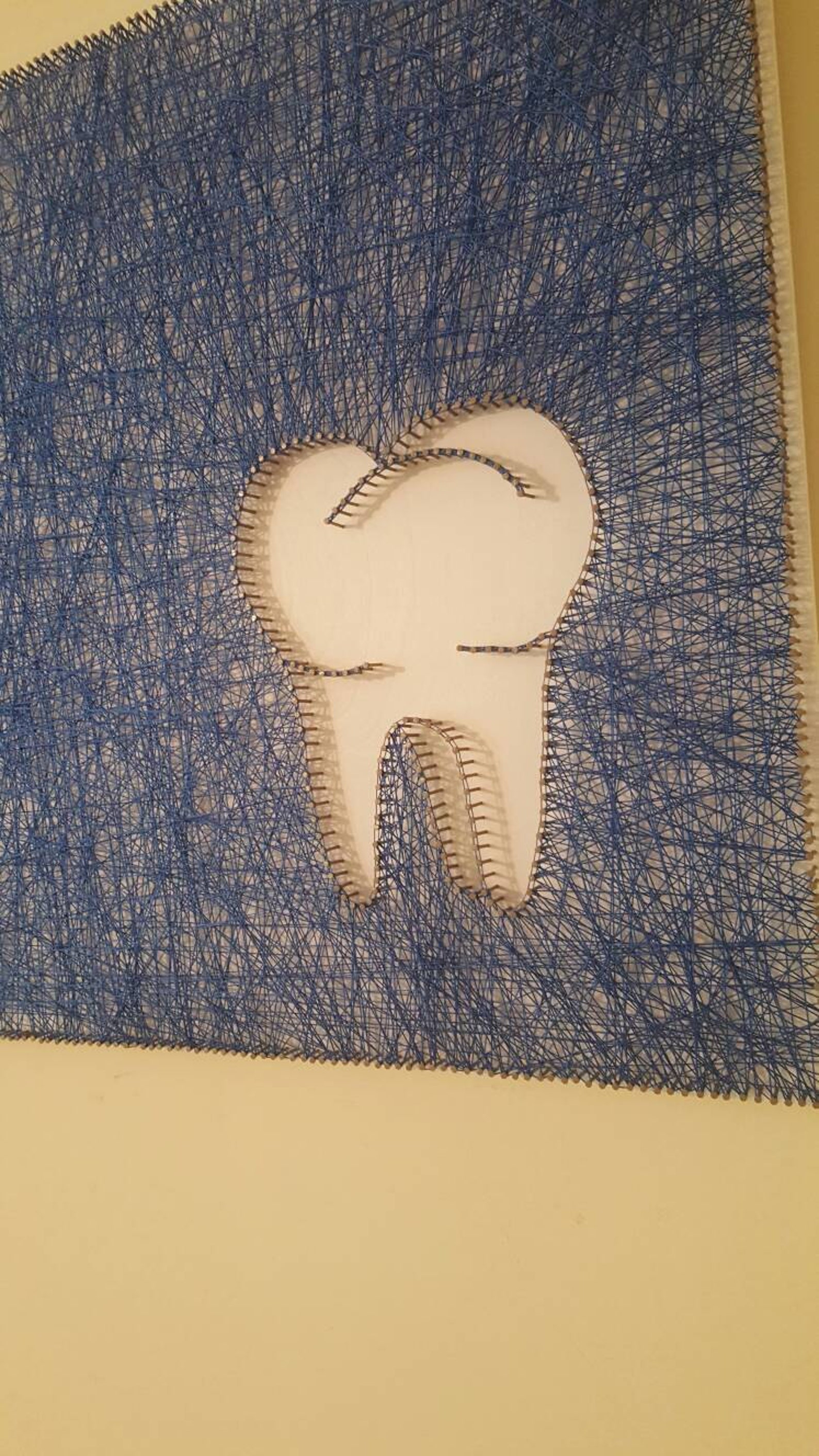 Tooth String Art 16x16 - Etsy