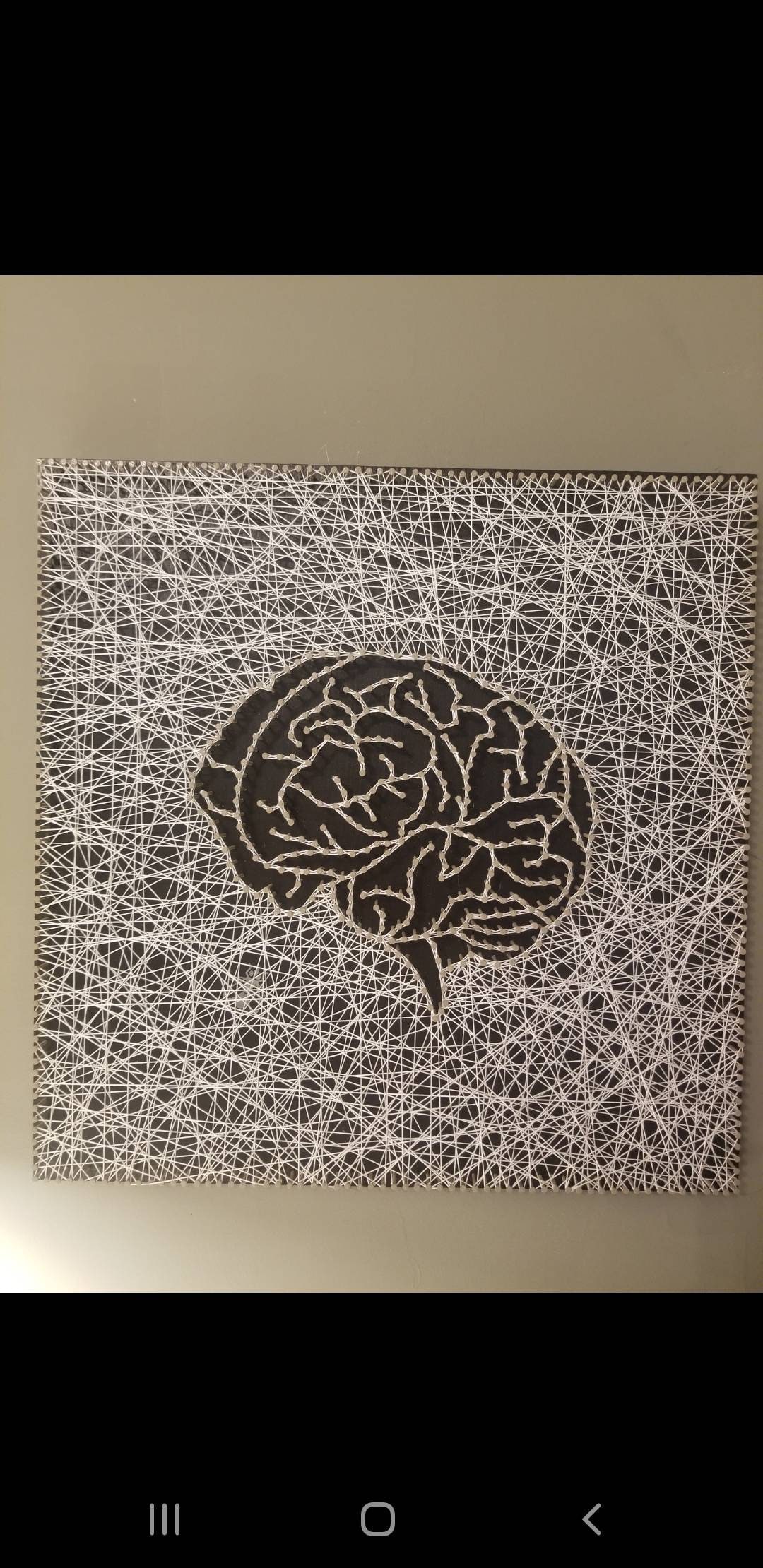 Brain String Art 16x16 - Etsy