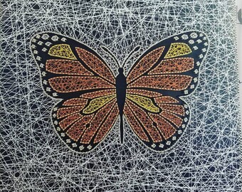 Monarch Butterfly String Art - Etsy