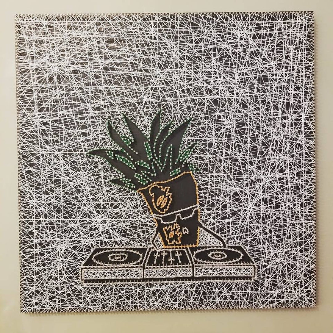 Carrot DJ String Art 16x16 - Etsy