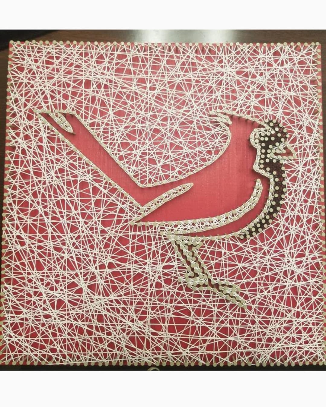 Cardinal Bird String Art 16x16 - Etsy