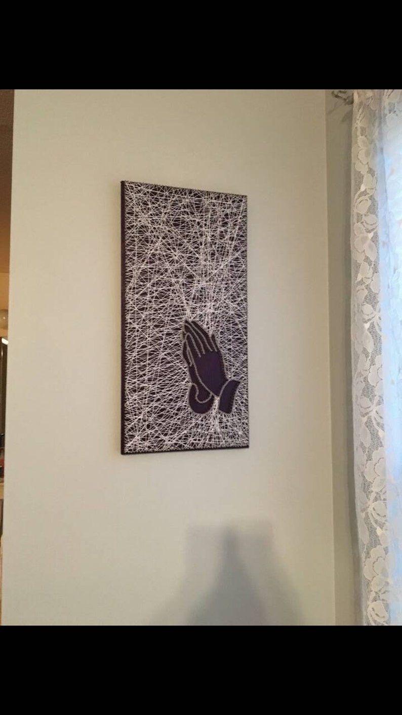 Prayer Hands String Art - Etsy
