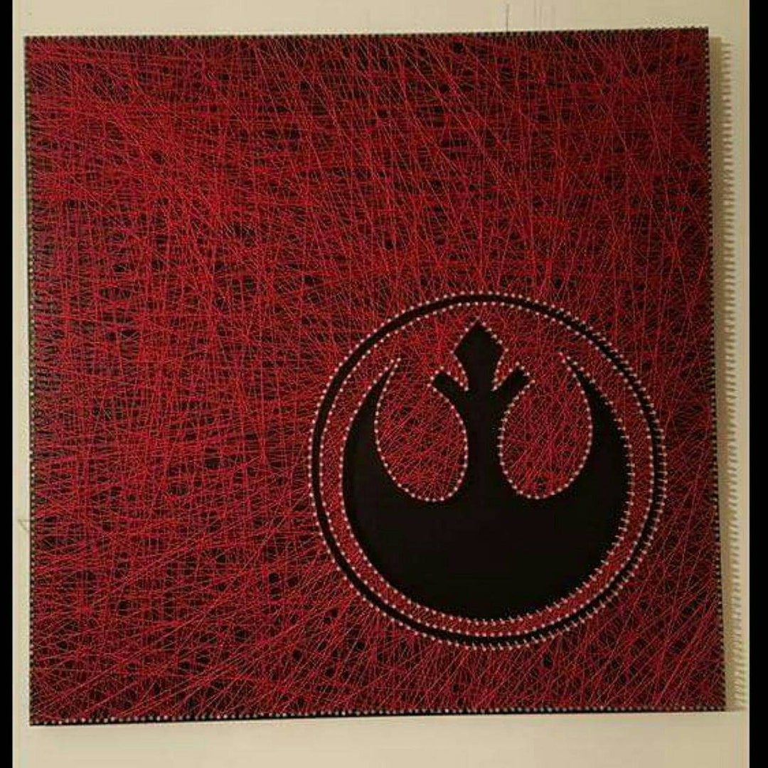 Rebel Symbol String Art 16"x16" - Etsy