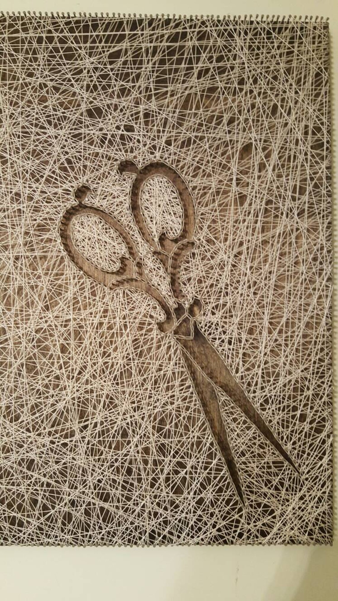 Antique Shears String Art 16x16 - Etsy