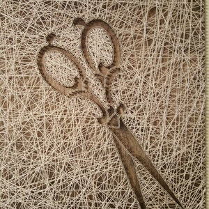 Antique Shears String Art 16x16 - Etsy