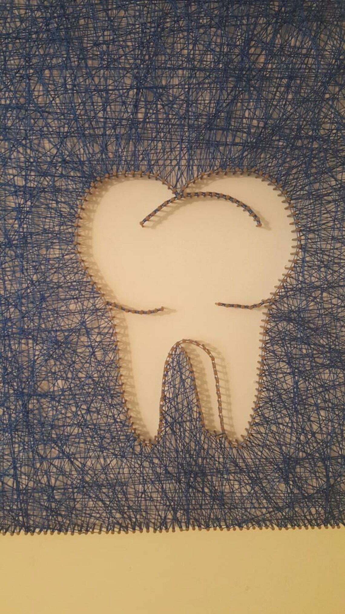 Tooth String Art 16x16 - Etsy