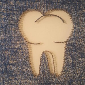 Tooth String Art 16"x16" - Etsy