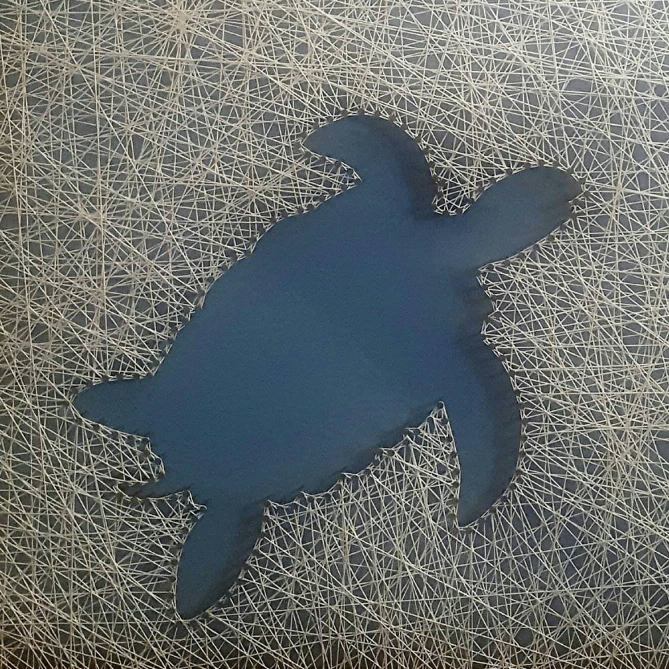Sea Turtle String Art 16"x16" - Etsy