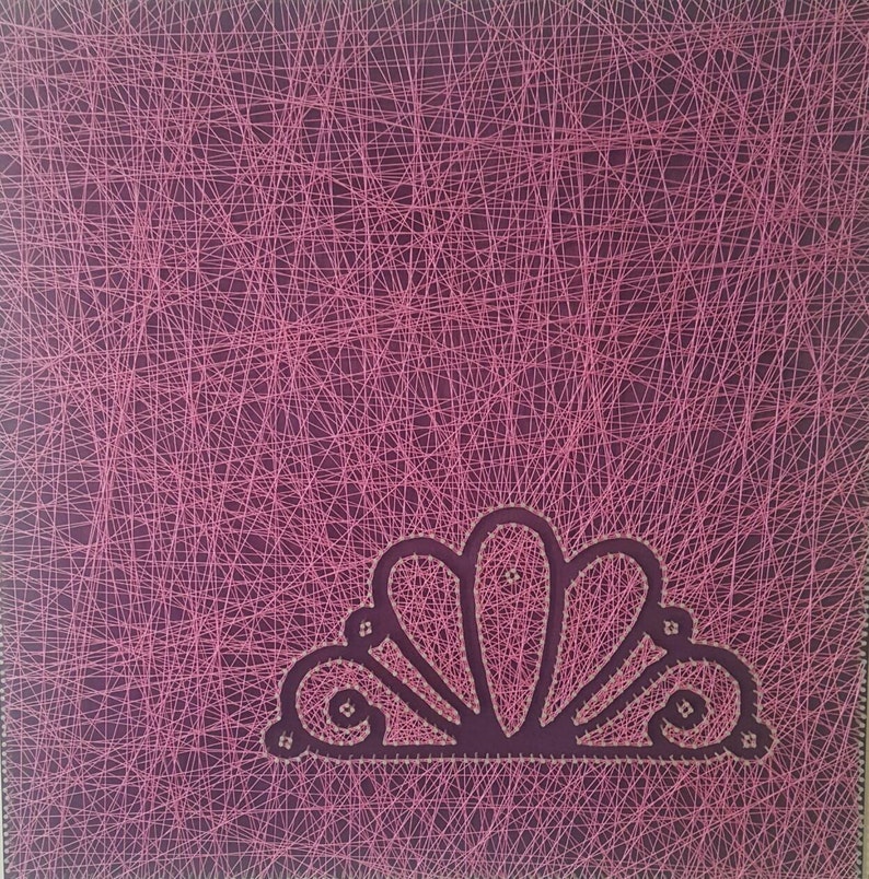 Princess Tiara String Art 16x16 - Etsy
