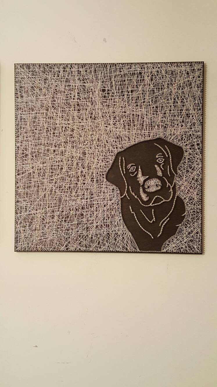 Lab Face String Art 16x16 - Etsy