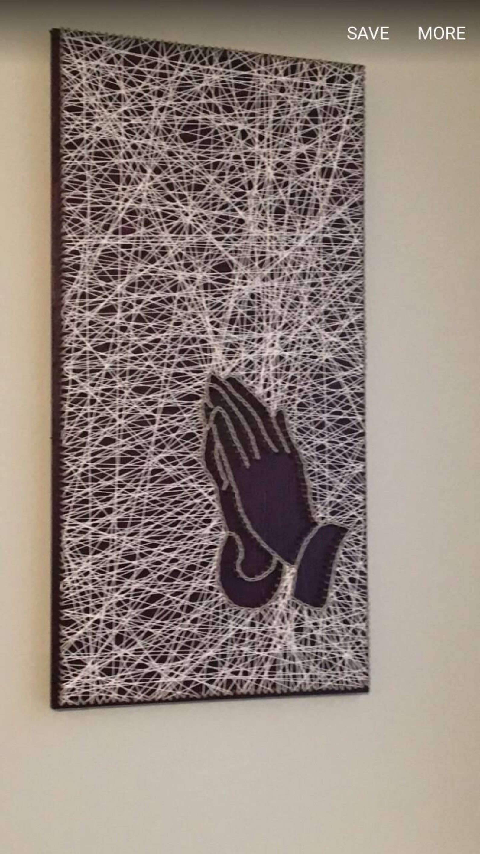 Prayer Hands String Art - Etsy