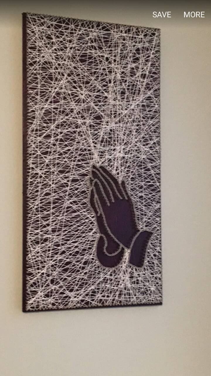 Prayer Hands String Art - Etsy