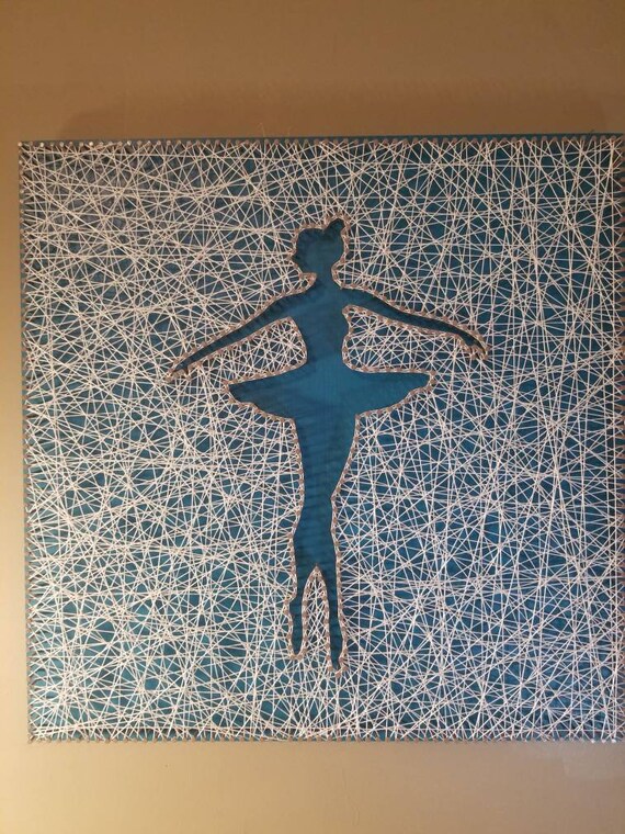 Ballerina String Art 16x16 - Etsy