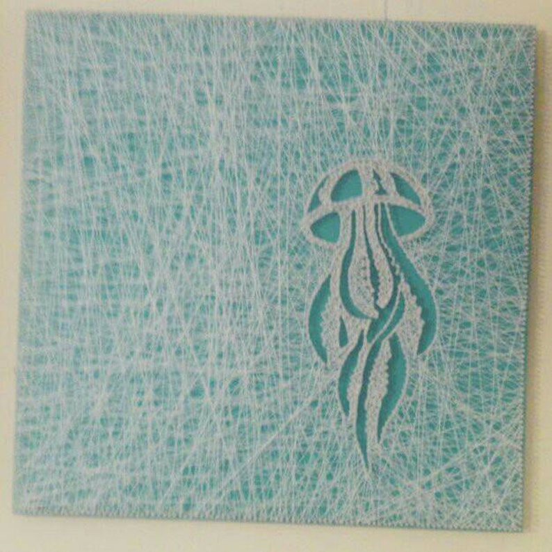 Jellyfish String Art 16x16 - Etsy