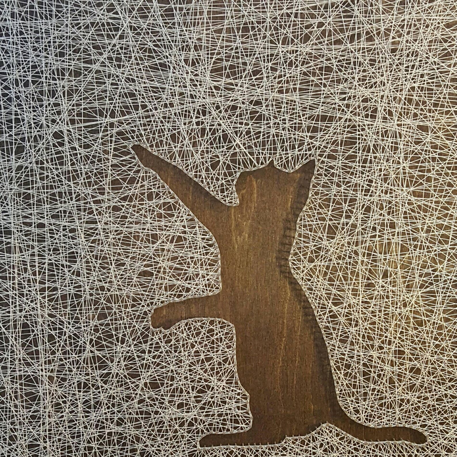 Cat String Art 16x16 - Etsy