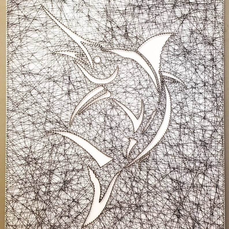 Marlin String Art 16x16 - Etsy