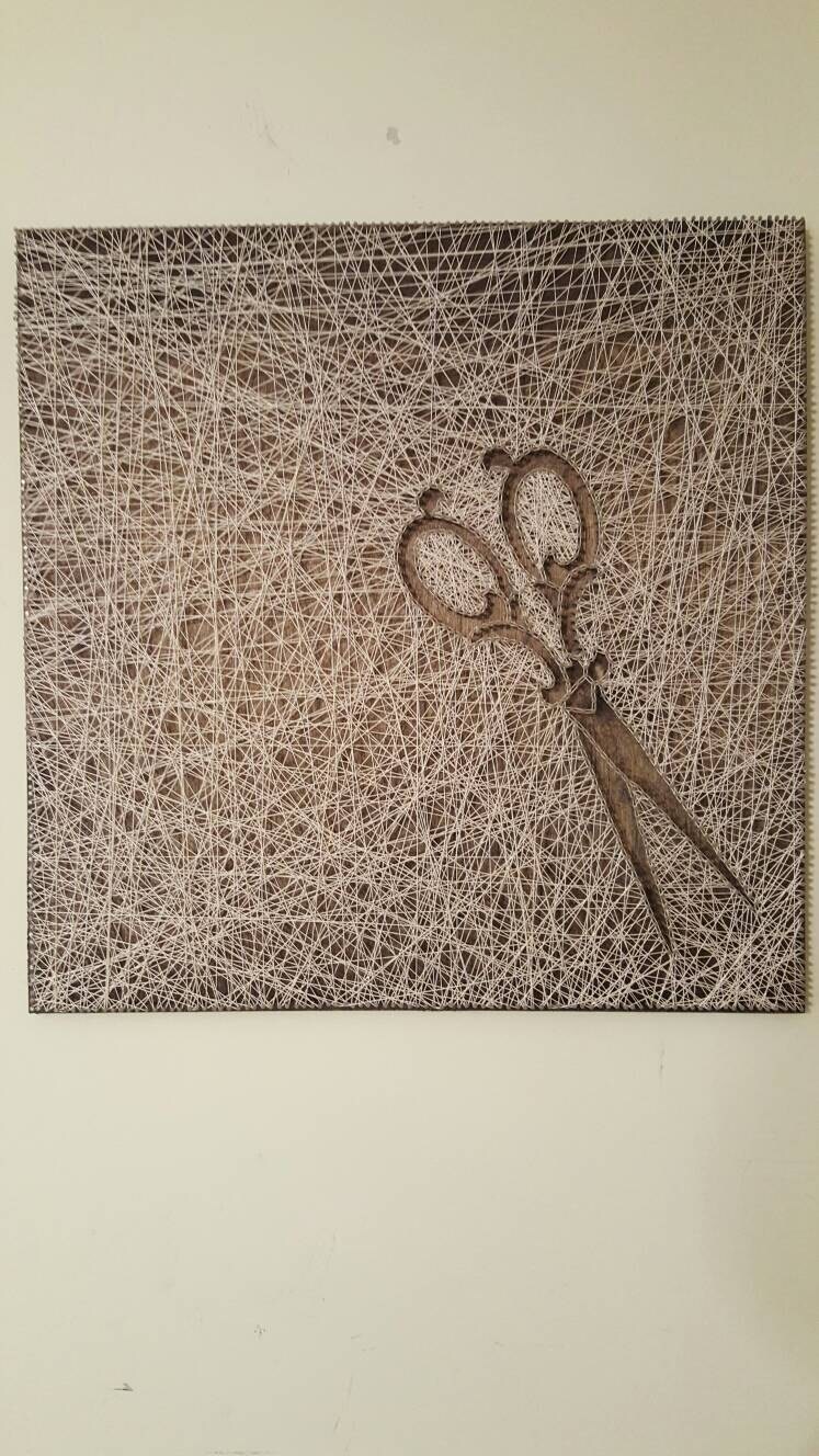 Antique Shears String Art 16x16 - Etsy