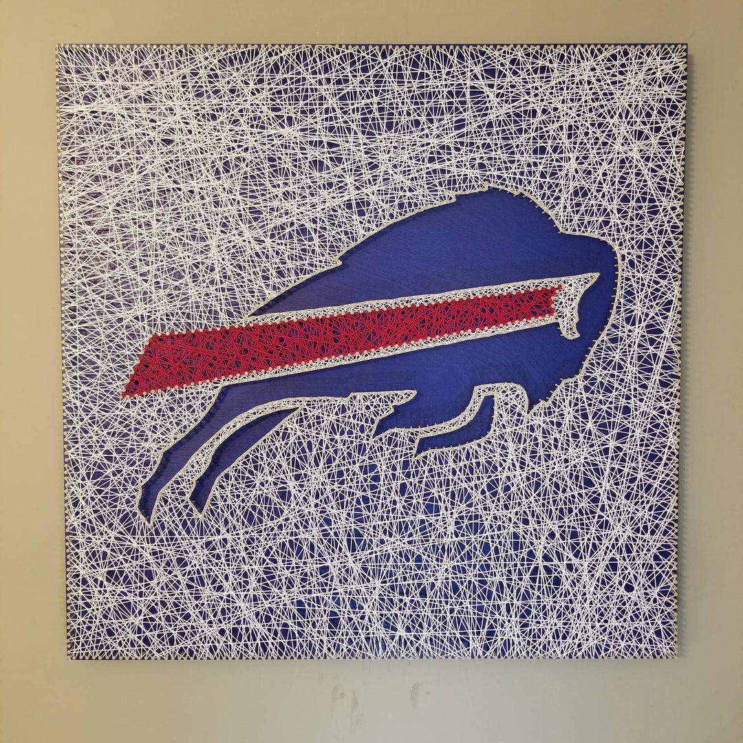 Buffalo Bills String Art 16"x16" - Etsy