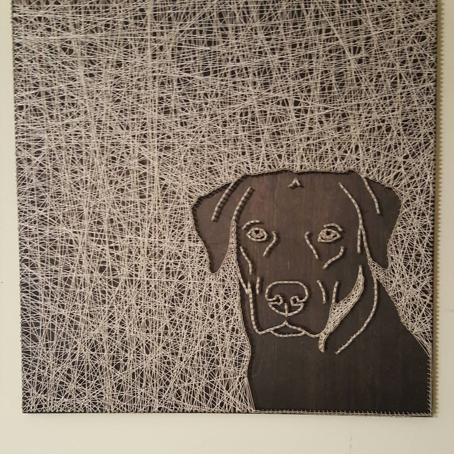 Lab Face String Art 16x16 - Etsy