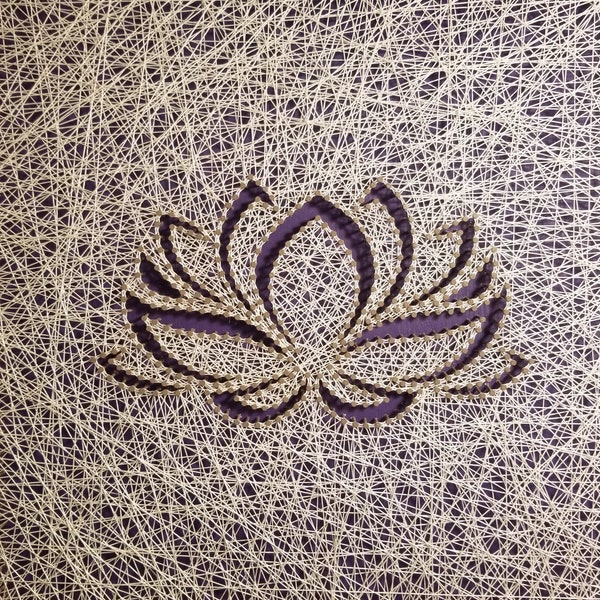 Lotus String Art - Etsy