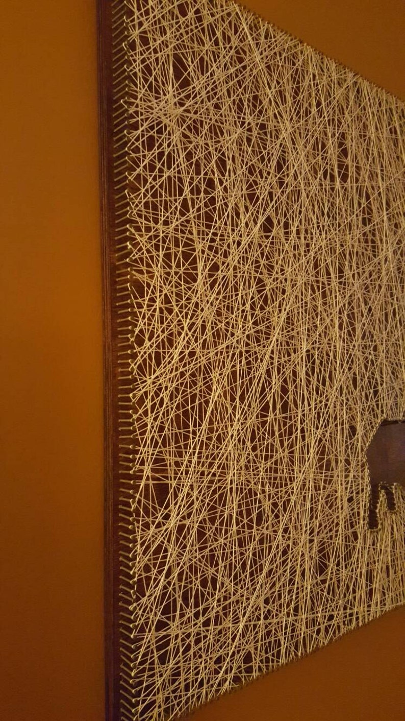 String Art Corgi 16x16 - Etsy