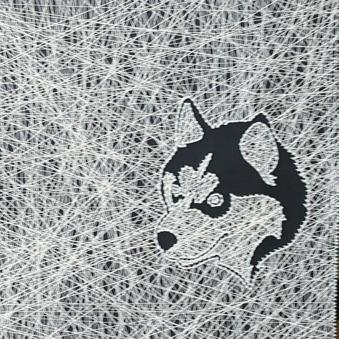 Husky Face String Art 16"x16" - Etsy