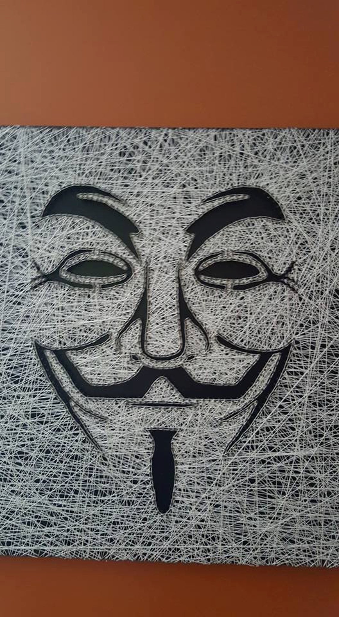 String Art Guy Fawkes 16x16 - Etsy