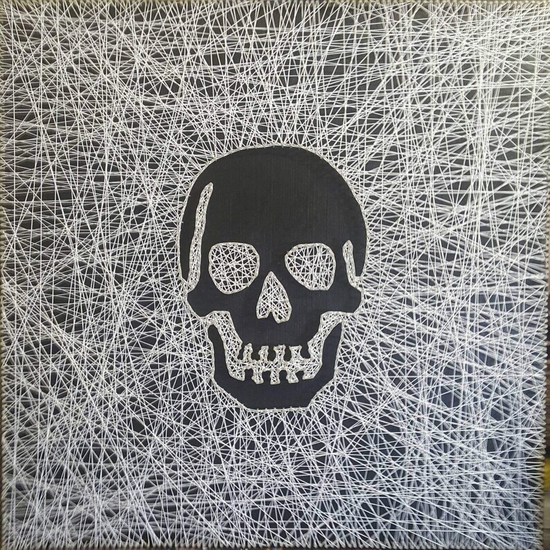 Skull String Art 16"x16" - Etsy