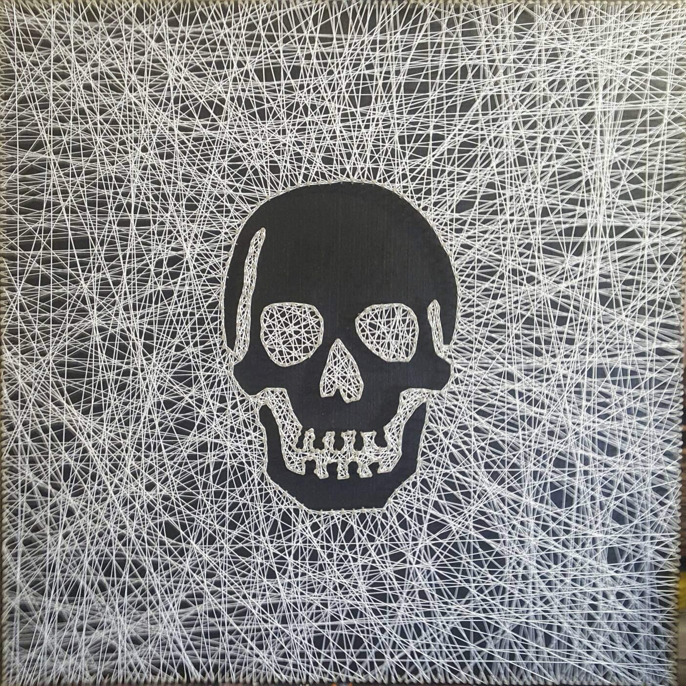 Skull String Art 16"x16" - Etsy
