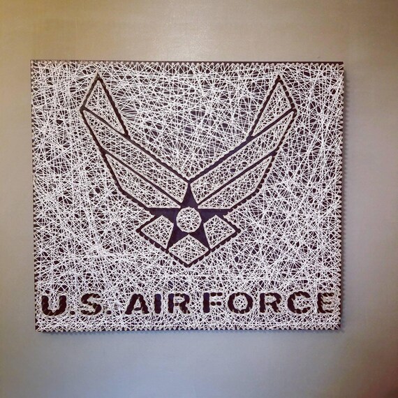 US Air Force String Art 24x24 | Etsy