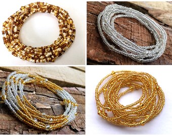 Double Strand 2 piece Waist Beads Body jewelry Belly | Etsy