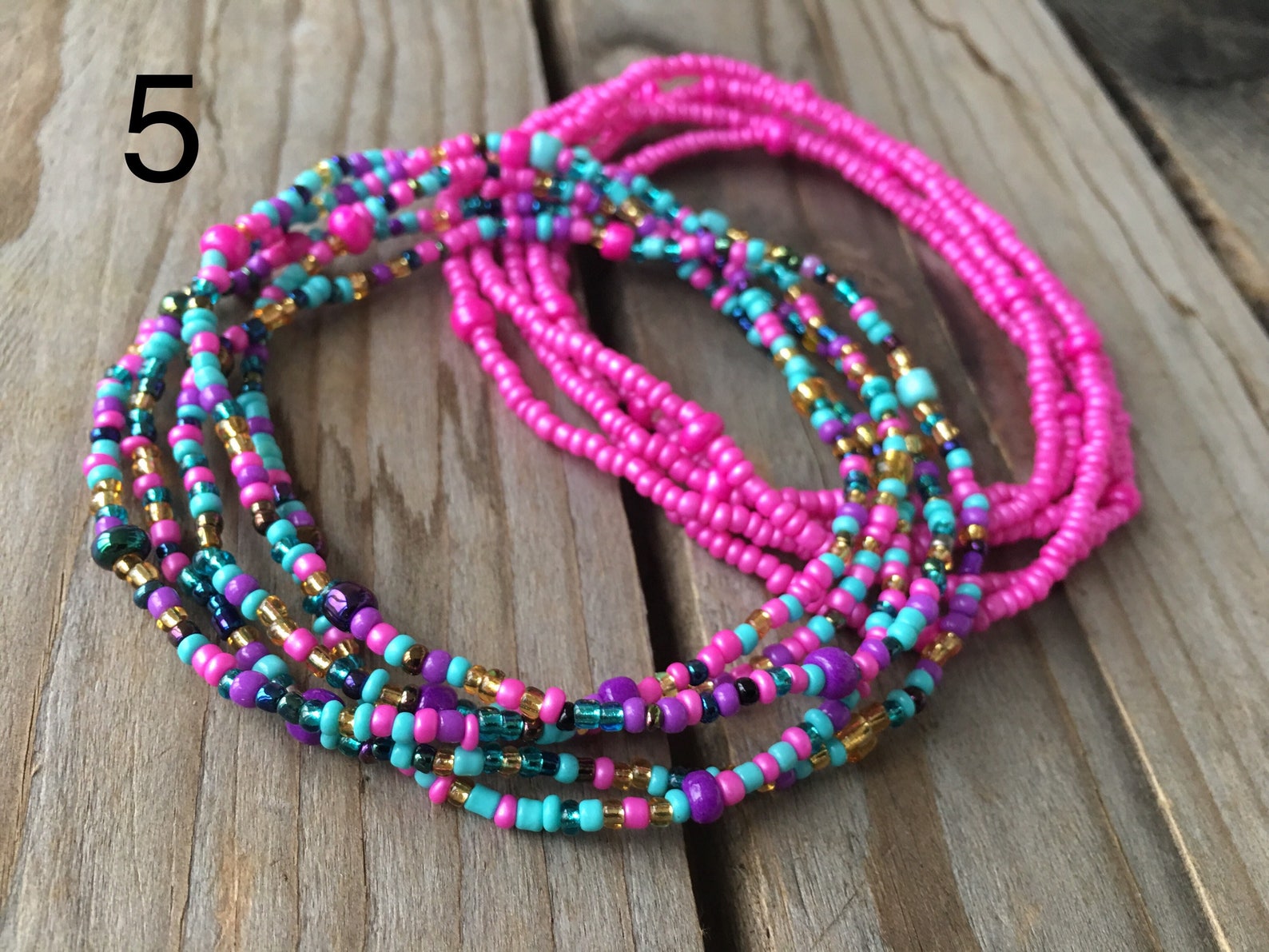 Double Strand 2 Piece Waist Beads Belly Bead Body Jewelry - Etsy