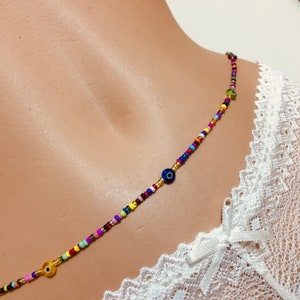 Multicolor Evil Eye Waist Beads, Belly Chain for Weight Loss, 25-60 ...