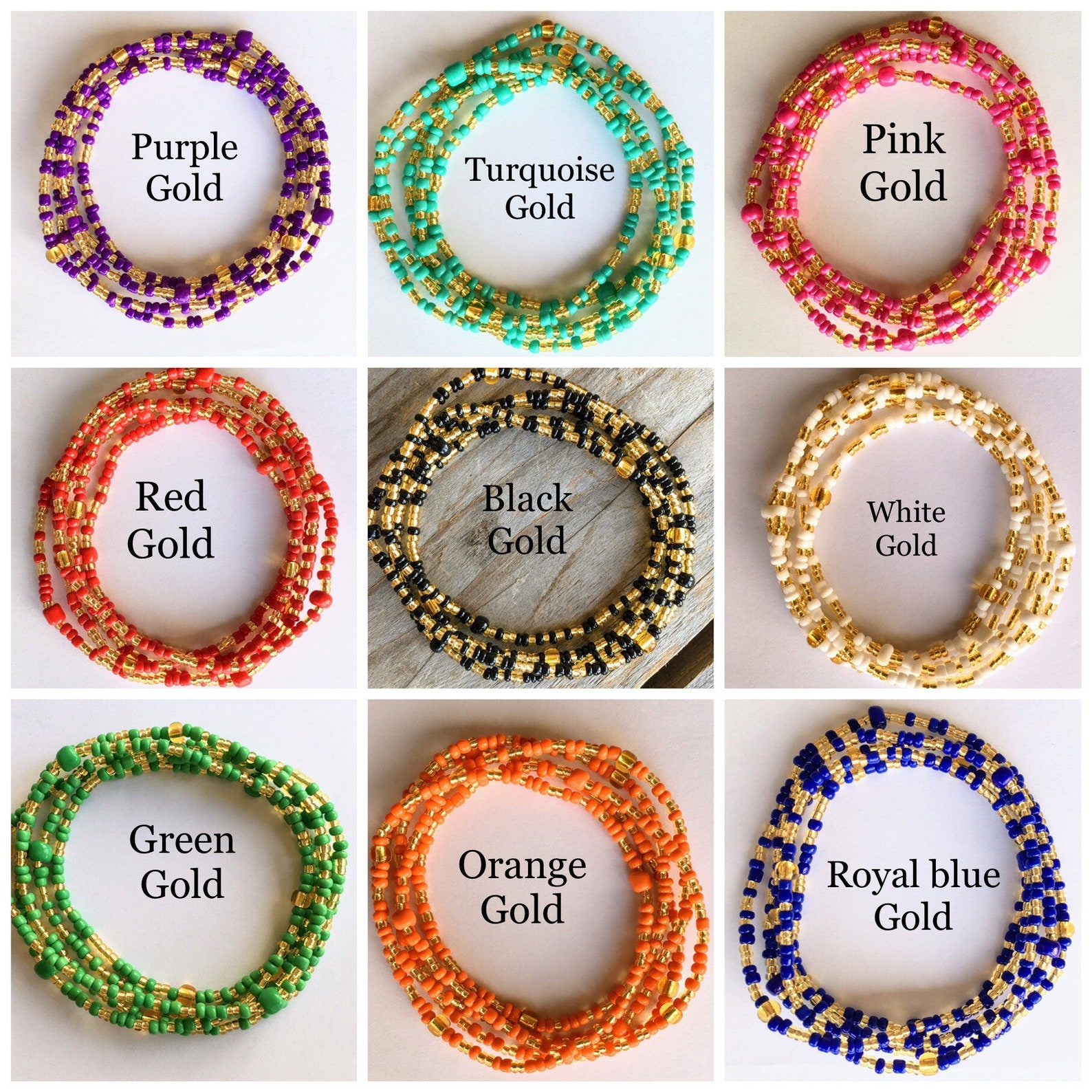 Waist Beads Body Jewelry Stretchy Elastic String Belly - Etsy