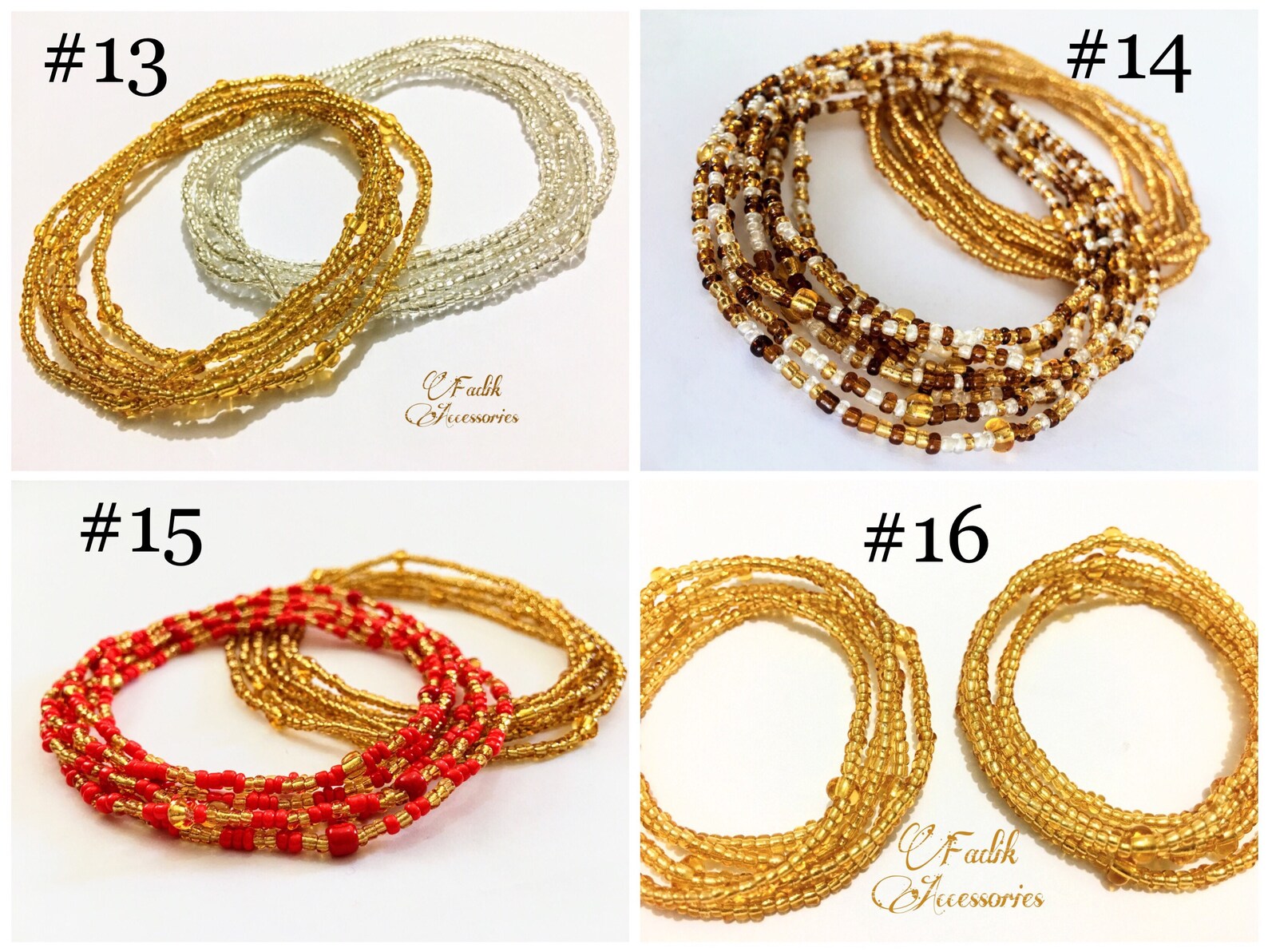 2 Strand Waist Beads 2 piece Belly beads Body jewelry | Etsy