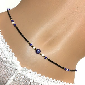 25-60 Inches Waist Beads, Evil Eye Waist Bead, Tie-on Belly Bead, Waist ...