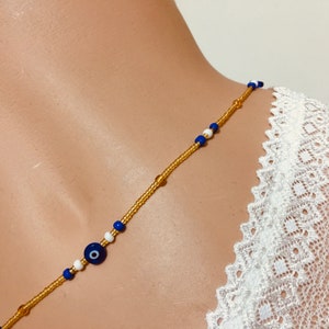 Evil Eye Protection Waist Beads, Belly Chain for Weight Loss, 25-60 ...