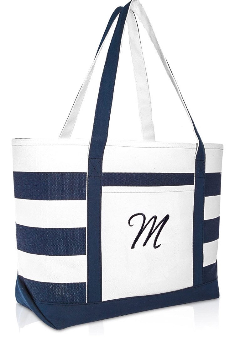 Monogram Tote - Etsy
