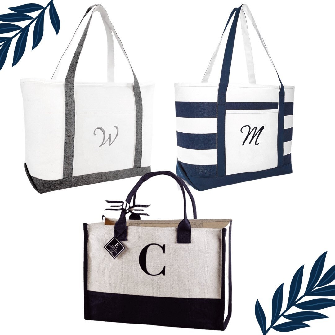 Monogram Tote - Etsy