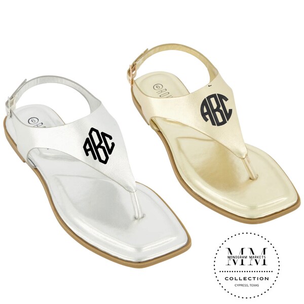Personalized Sandals - Etsy