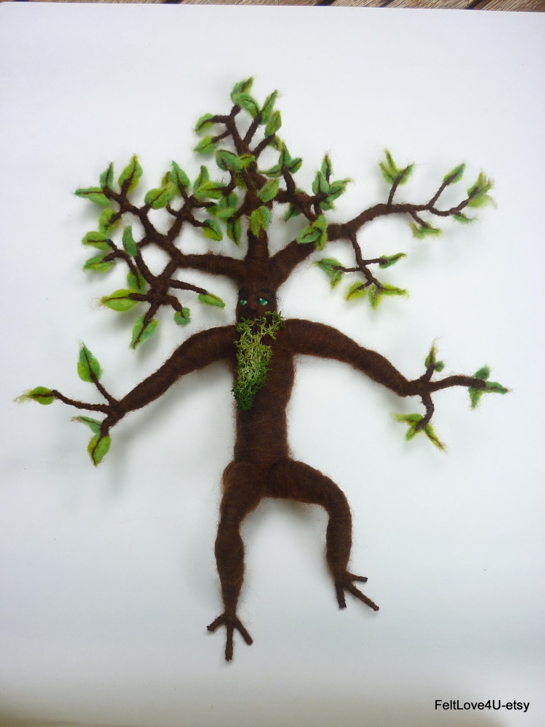 Tree Spirit© 38 cm tall. Poseable nature figurine. | Etsy