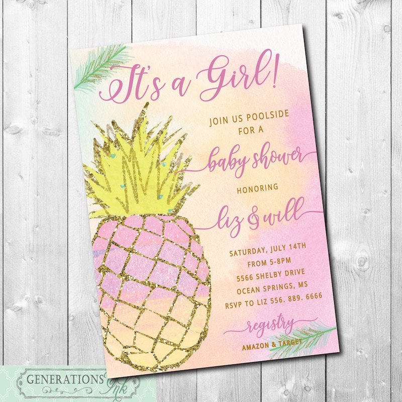 Pool Baby Shower - Etsy
