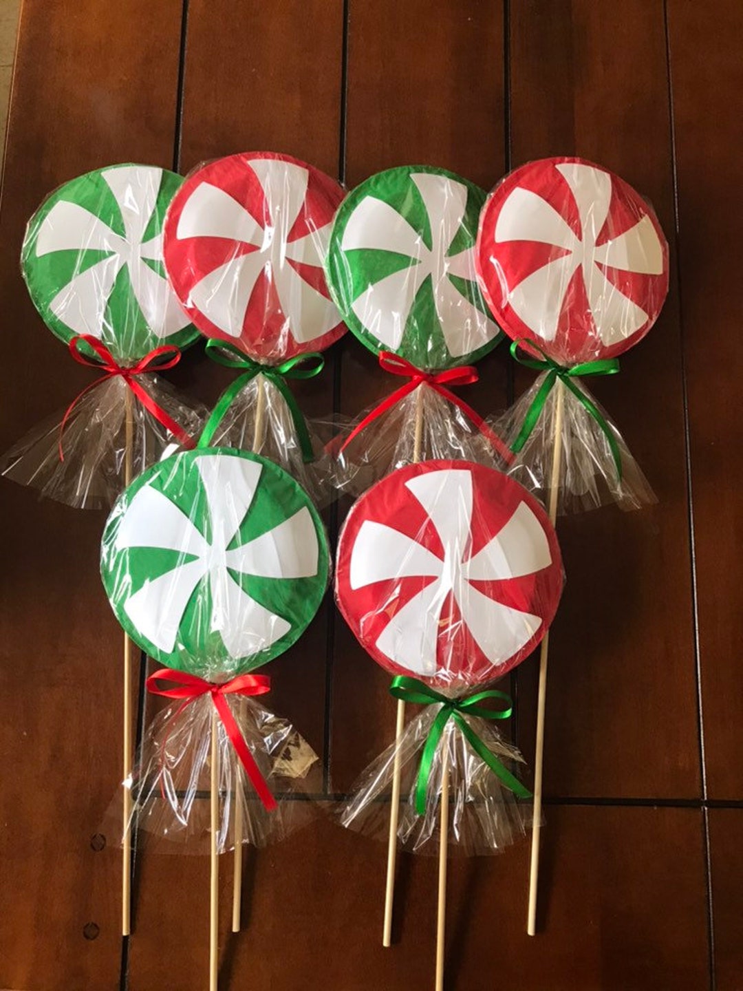 Big Lollipop!! Party Decor (set of 6). Christmas Decoration. - Etsy