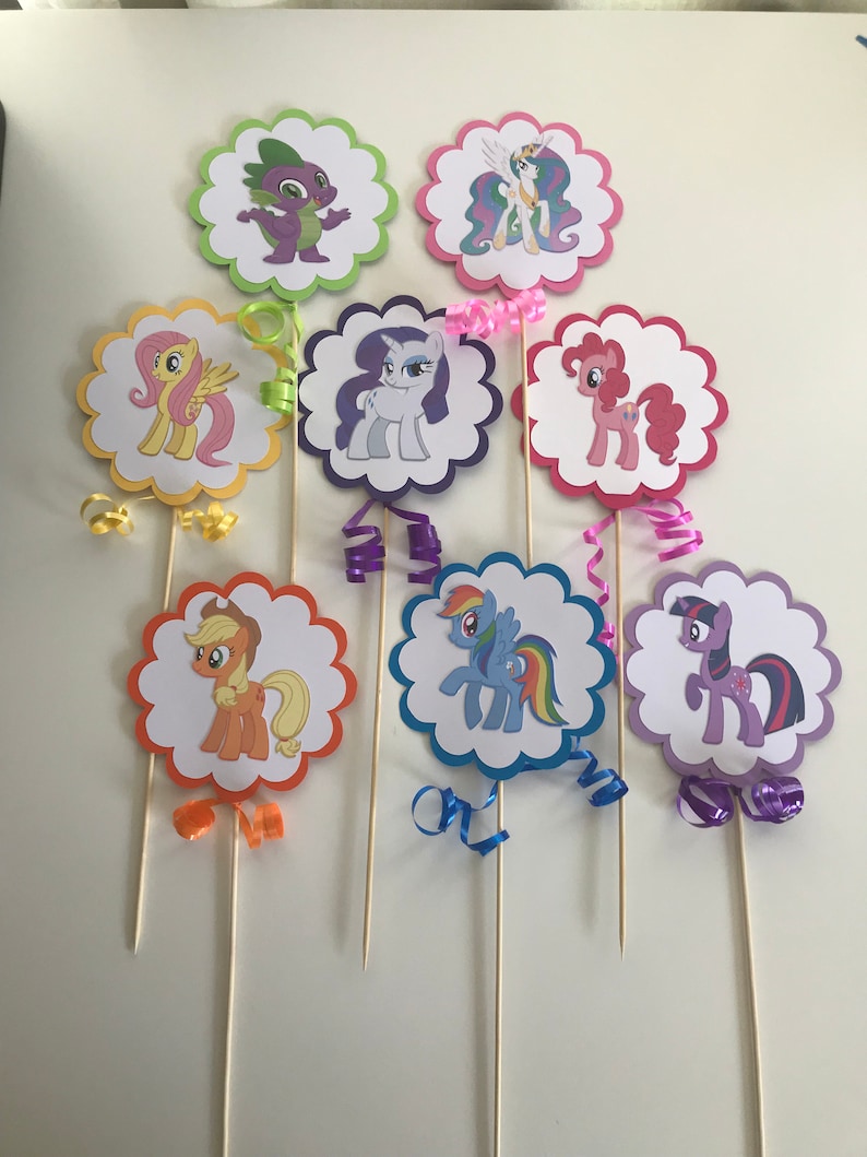 Pony Centerpiece Sticks (set of 8 Sticks) Double-sided!!! Vase Not ...