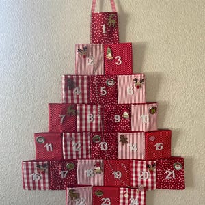 Christmas Advent Calendar With 24 Pockets!!! - Etsy
