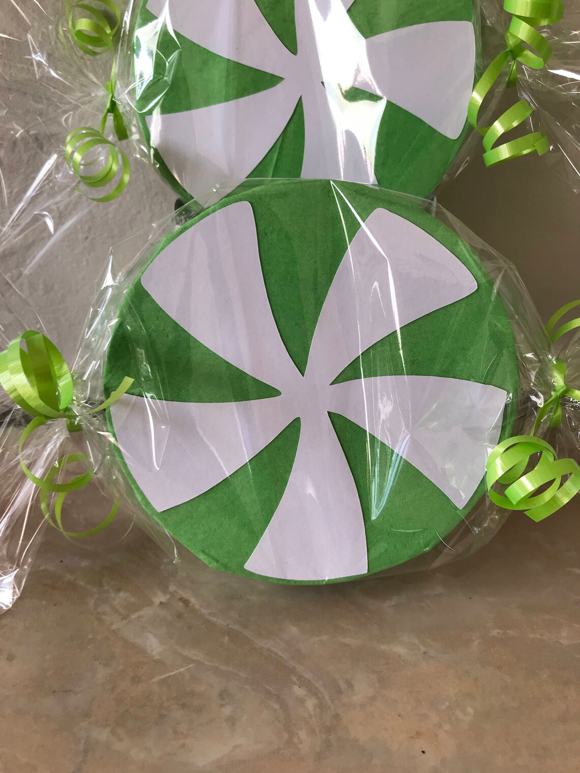 Peppermint Candy set of 4. - Etsy