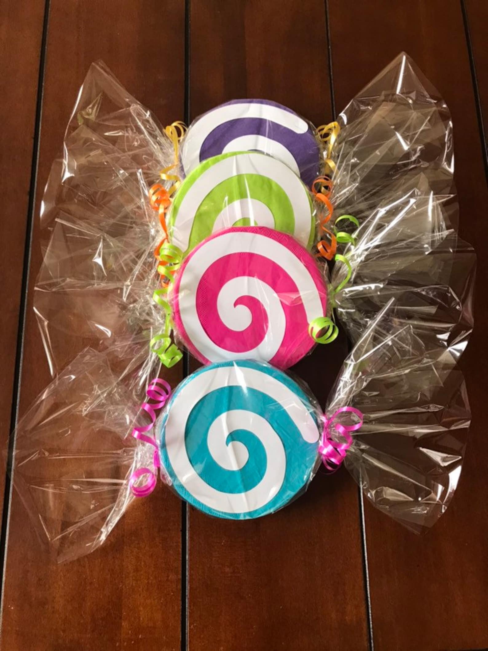 Candy Birthday Party Decorations set of 4 Double Sided. - Etsy