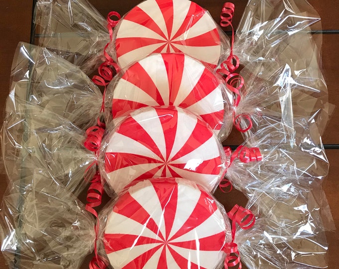 Peppermint Candy (set of 4). - Etsy